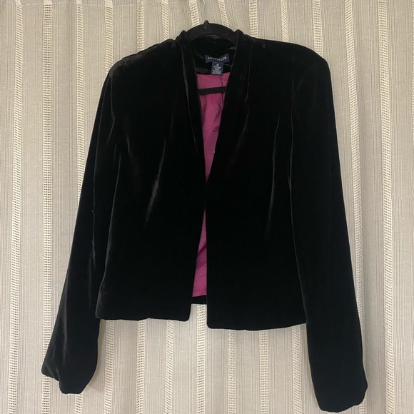 Ann Taylor | Jackets & Coats | Vintage Velvet Ann Taylor Silk Velvet ...